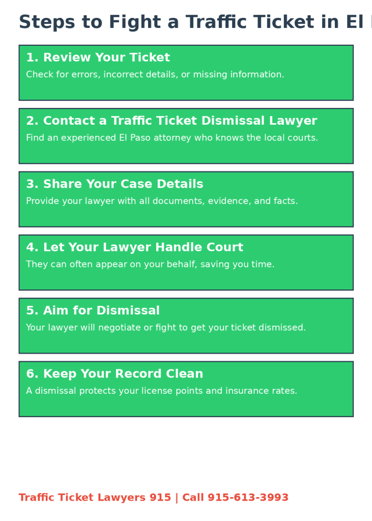 Ticket Dismissal Lawyer in El Paso, Texas